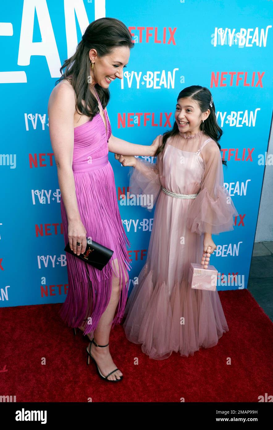 Jaycie Dotin, left, and Keslee Blalock, cast members in "Ivy + Bean ...