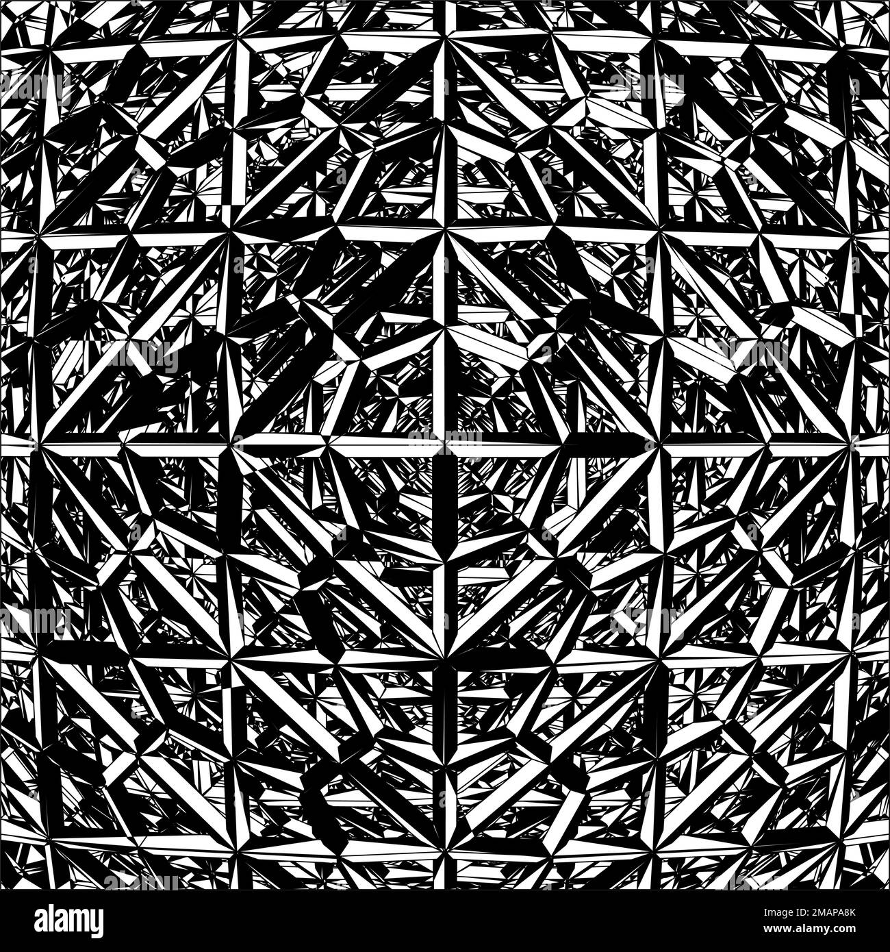 Abstract Construction Structure Vector. Illustration Isolated On White ...