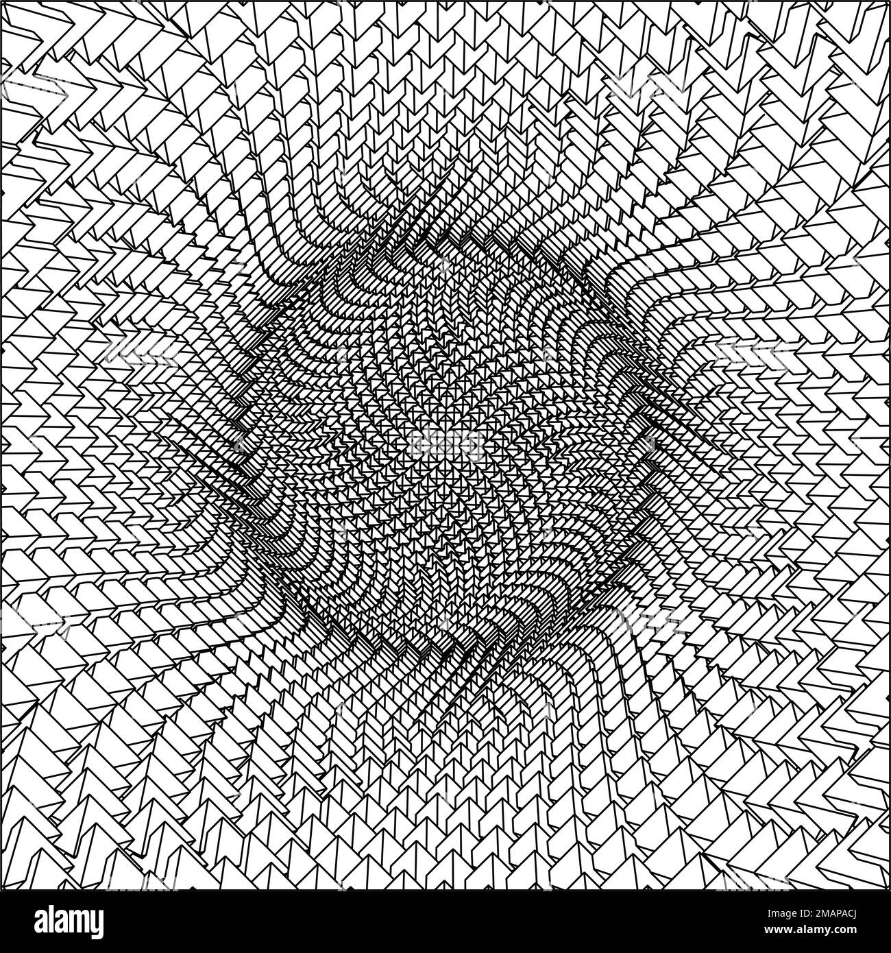 Abstract Construction Structure Vector. Illustration Isolated On White ...
