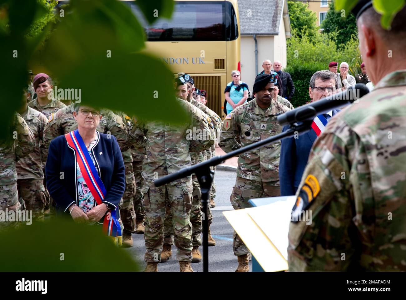 Maj. Gen. Joseph P. McGee, 101st Airborne Division commanding general ...