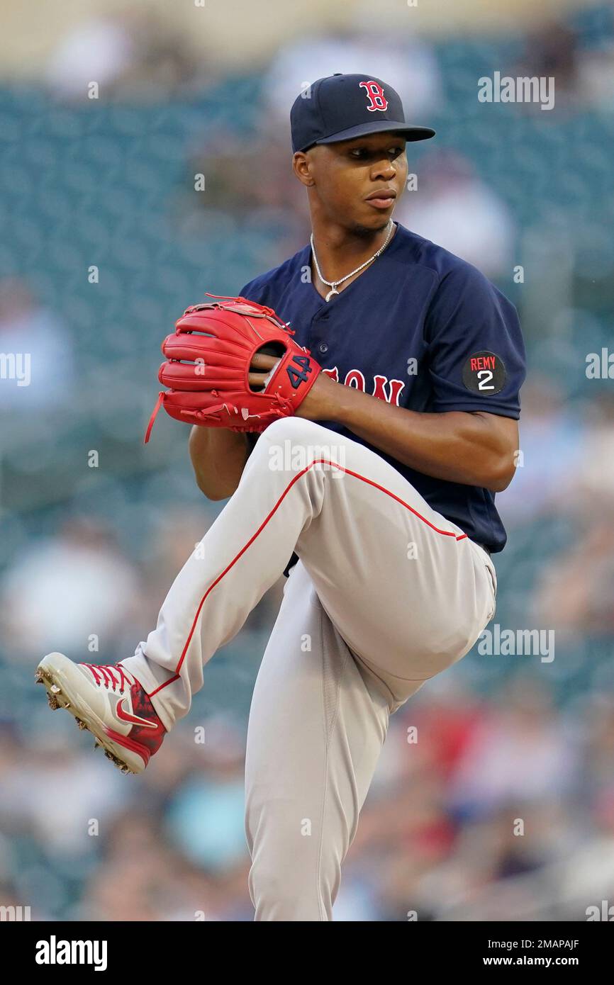 Boston Red Sox starting pitcher Brayan Bello delivers during the second ...