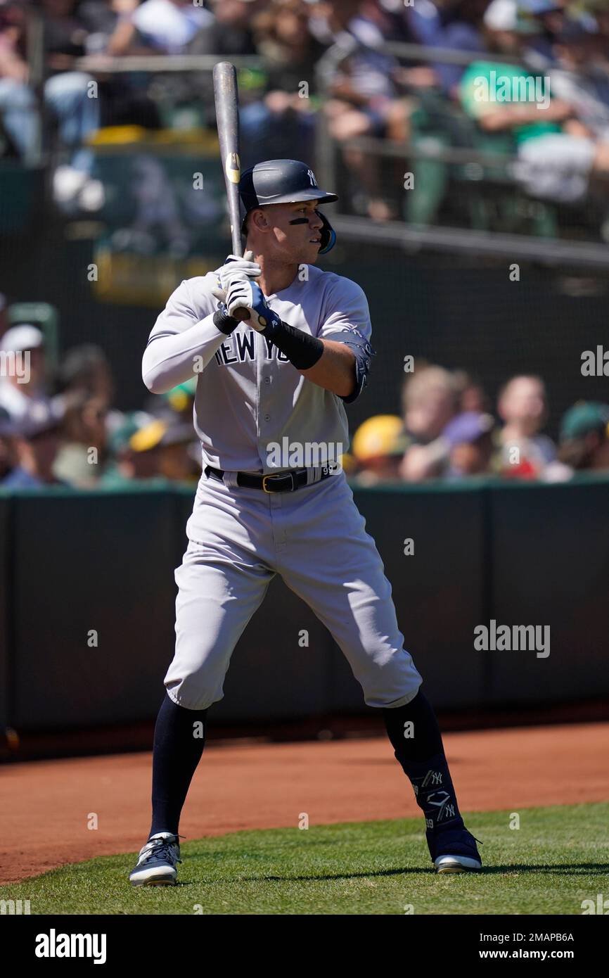 New York Yankees' Aaron Judge during a baseball game against the ...
