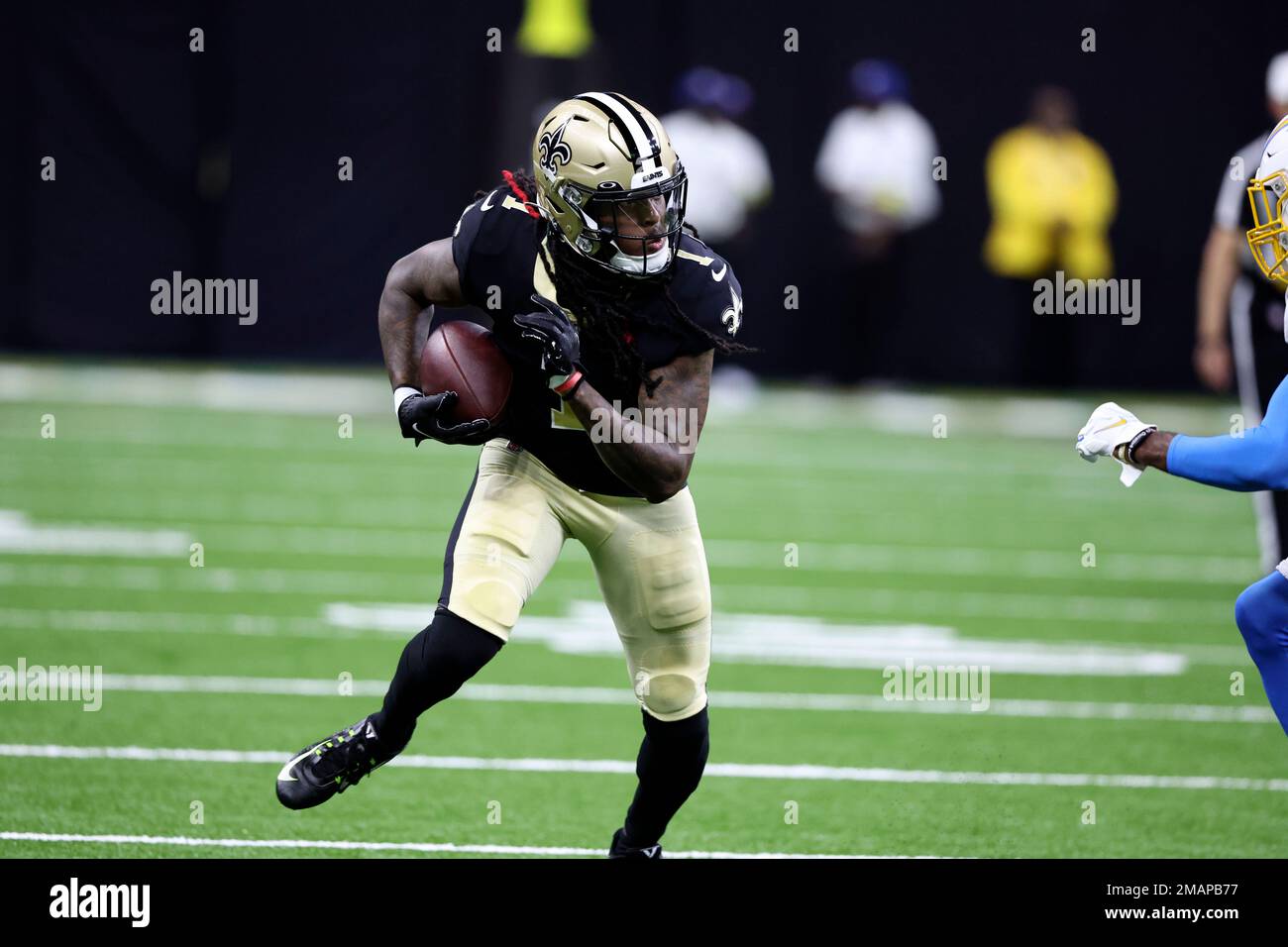 New Orleans Saints wide receiver Marquez Callaway (1) carries during an ...