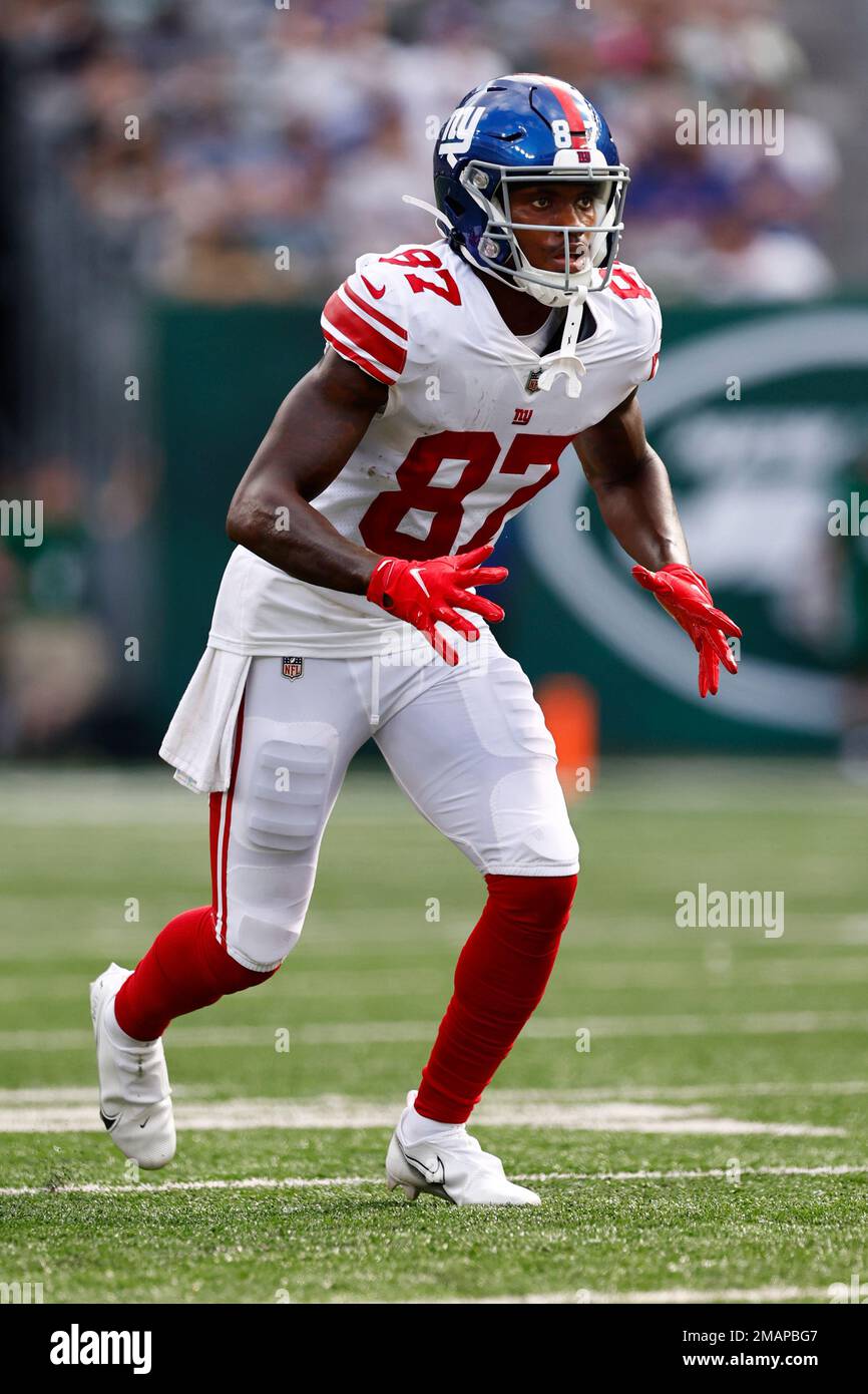 New York Giants wide receiver Jaylon Moore (87) in action against the ...