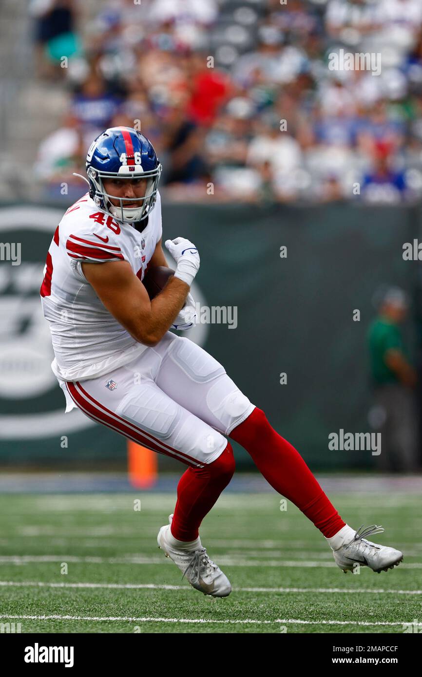 New York Giants tight end Austin Allen (46) in action against the New ...