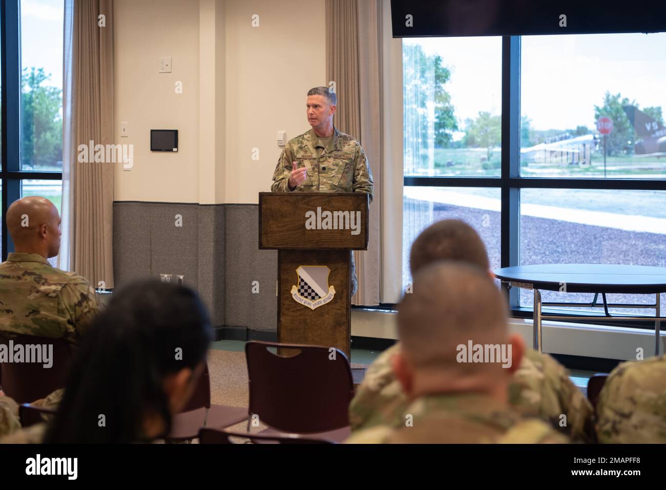 Lt. Col. Benjamin Hughes, 460th Healthcare Operations Squadron ...