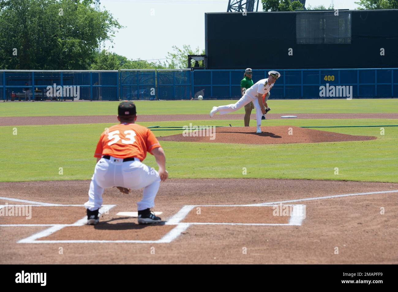 U.S. Navy Capt. Cassidy Norman, Commanding Officer of the aircraft ...