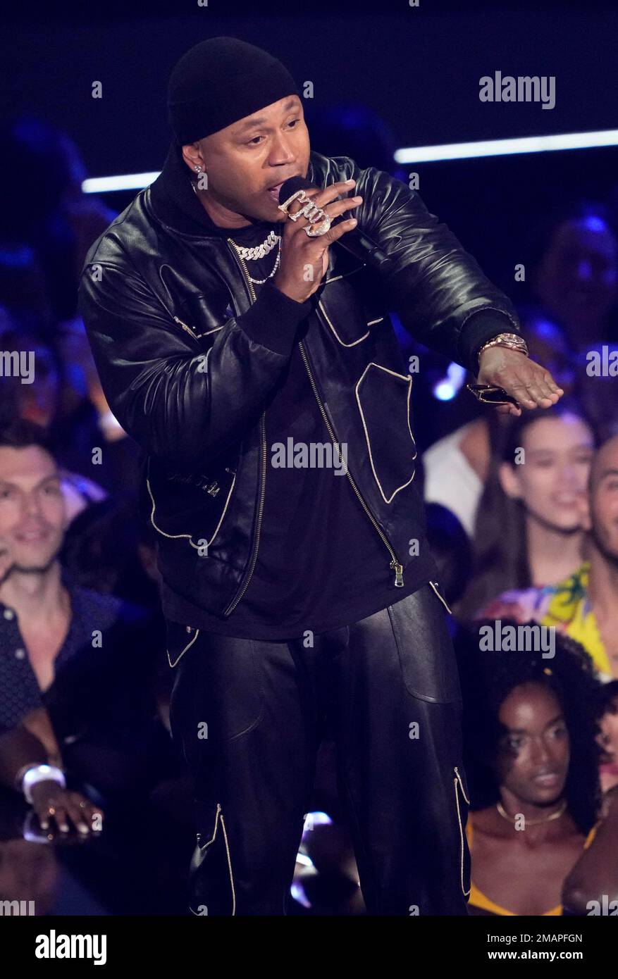 Host LL Cool J appears on stage at the MTV Video Music Awards at the ...