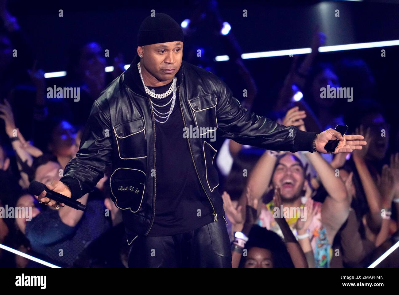 Host LL Cool J appears on stage at the MTV Video Music Awards at the ...