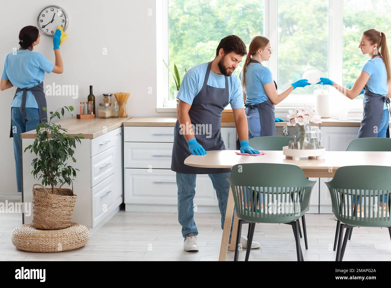 Portrait female workers in kitchen hi-res stock photography and images ...