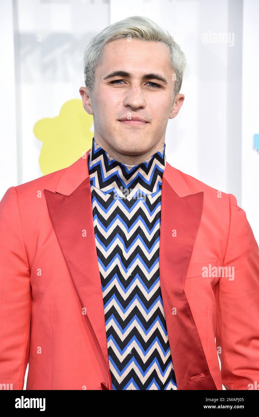 Christopher Olsen arrives at the MTV Video Music Awards at the ...