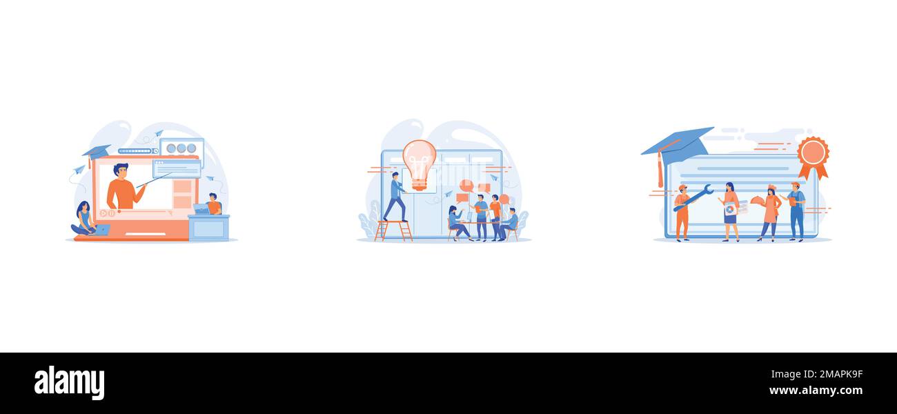 Vocational training graphic Cut Out Stock Images & Pictures - Alamy