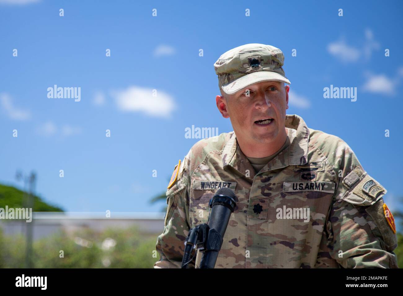 Lt. Col. Jason M. Wingeart from 2nd Battalion, 35th Regiment, 3rd ...