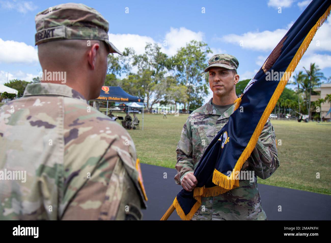 Lt. Col. Peter B. Walther from 2nd Battalion, 35th Infantry Regiment ...
