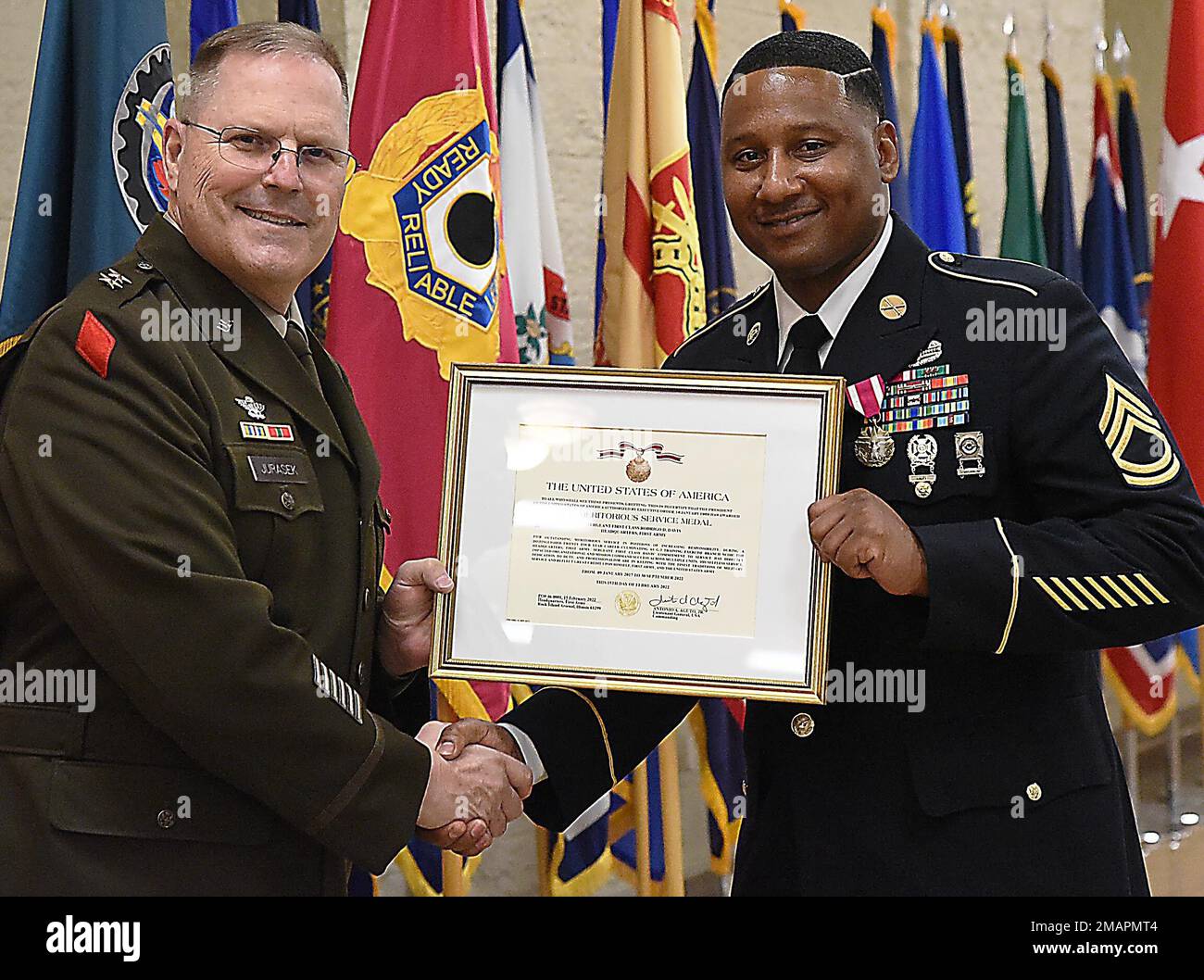 Maj. Gen. Jeffrey Jurasek, deputy commanding general for support, First ...