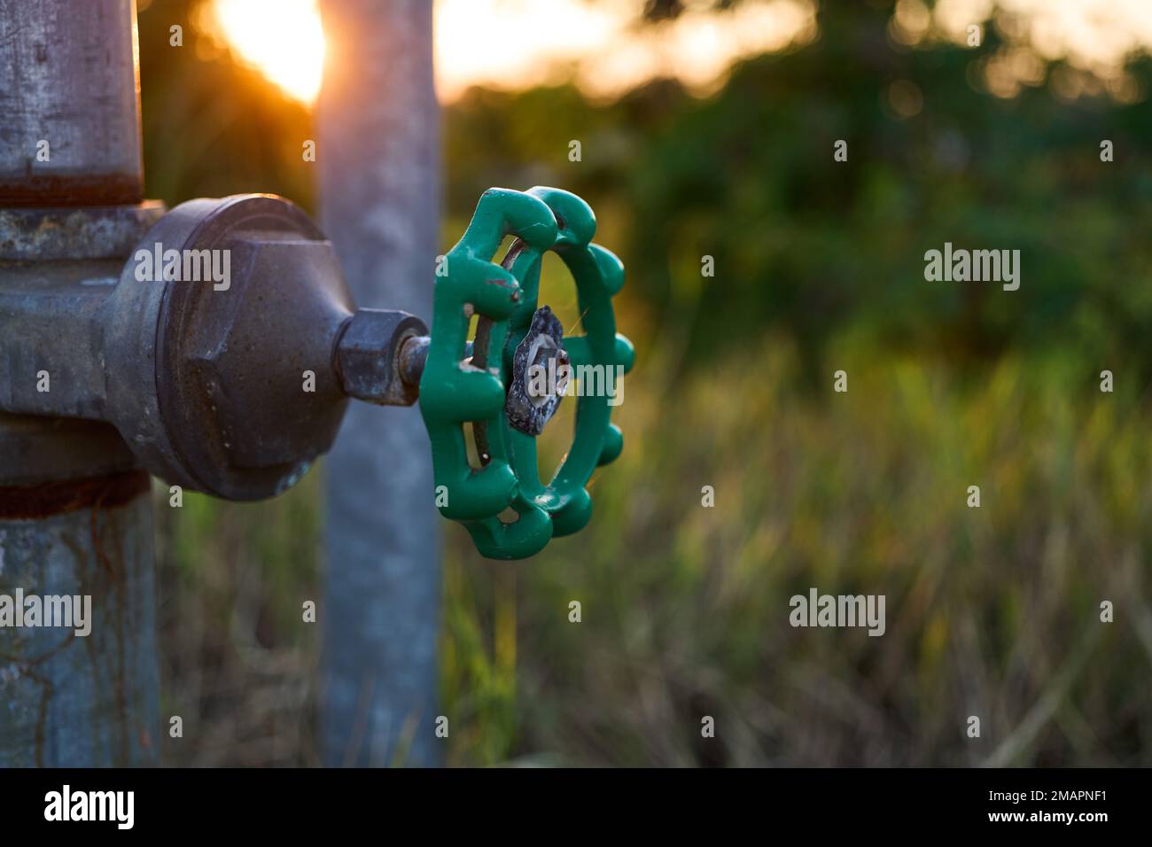 Close-up view of an old rusty valve Stock Photo - Alamy