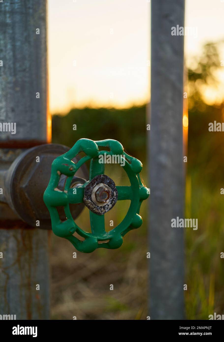 Close-up view of an old rusty valve Stock Photo - Alamy
