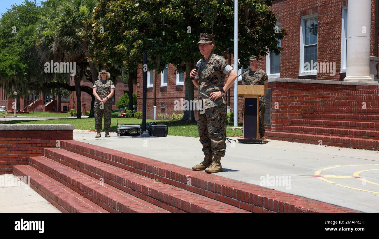 Mcrd parris island band hi-res stock photography and images - Alamy