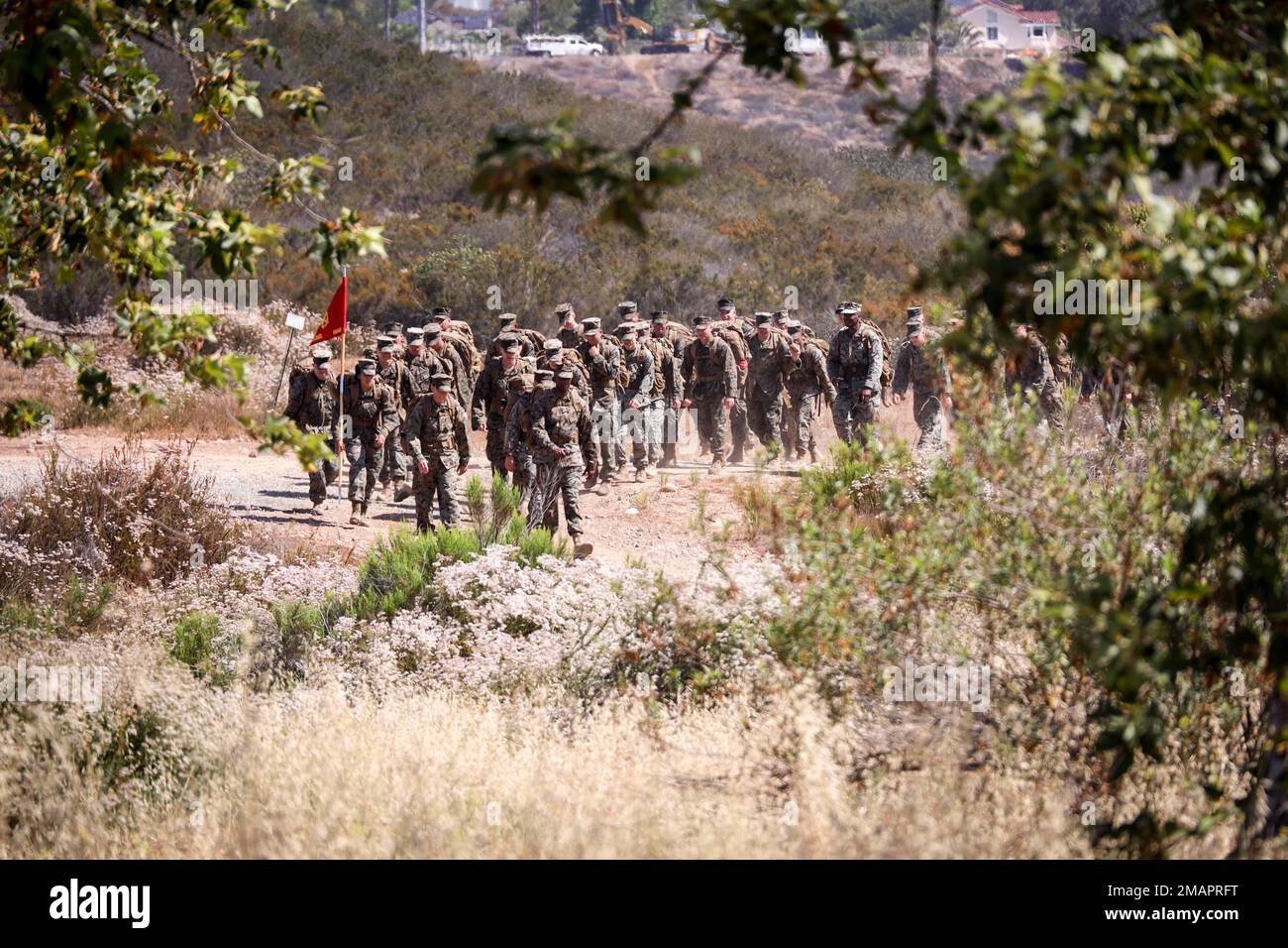 U.S. Marines with Headquarters and Headquarters Squadron, Marine Corps ...