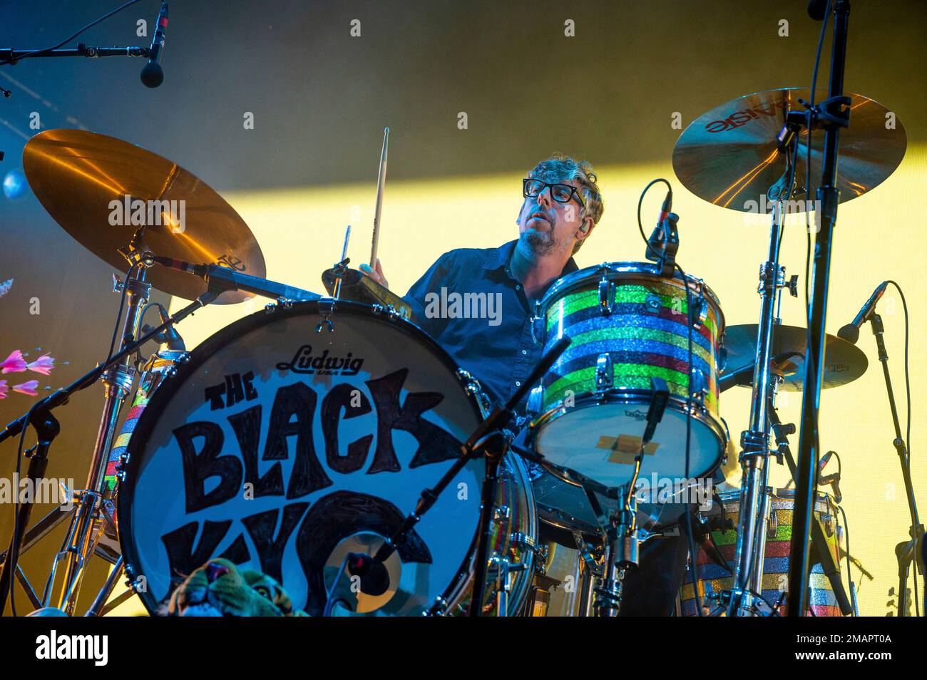 Patrick Carney of The Black Keys performs during the Dropout Boogie ...