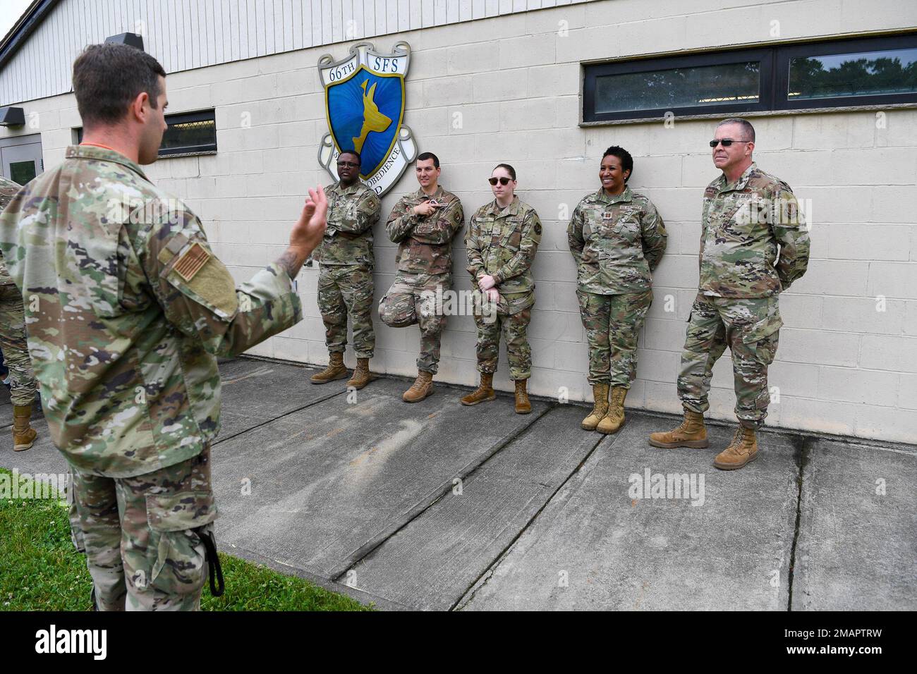 Col. Matthew Franke, right, Air Force Materiel Command Chaplain, and ...
