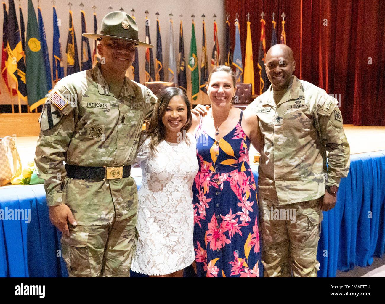 Fort Jackson Post Command Sgt. Maj. Philson Tavernier and his wife, SueAnn, welcome Command Sgt ...