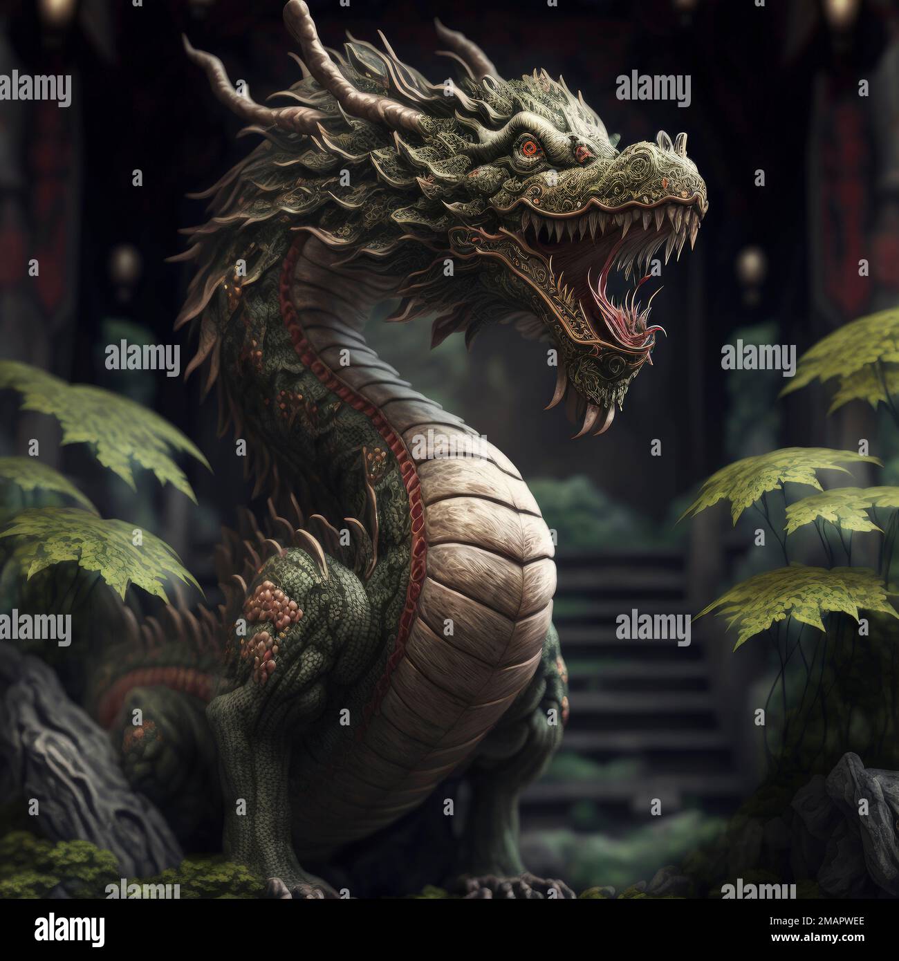 Dragon guarding his gold hi-res stock photography and images - Alamy