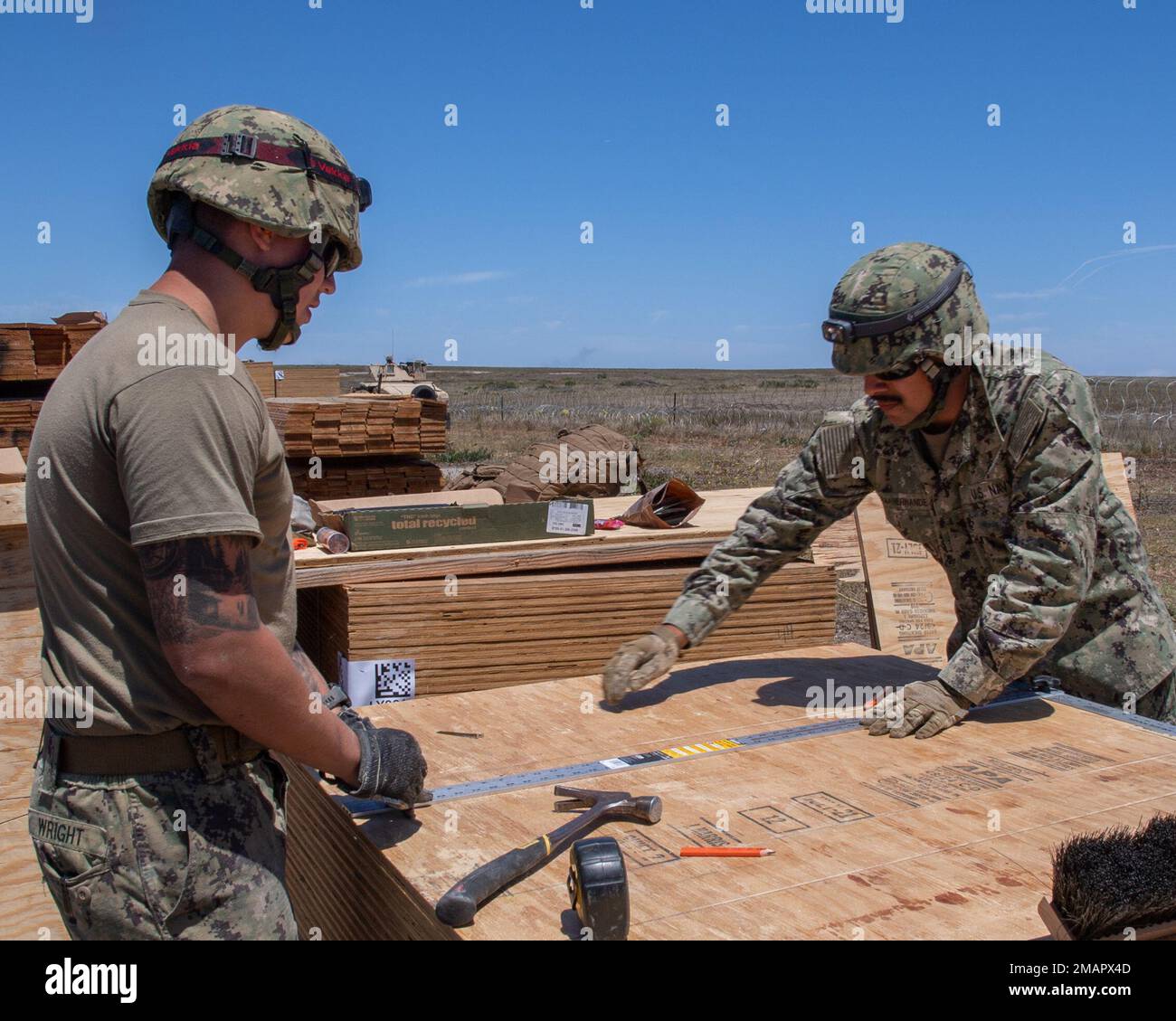 220602-N-PG340-1072 SAN CLEMENTE ISLAND, Calif. (June 2, 2022) Builder Constructionman Zachary ...