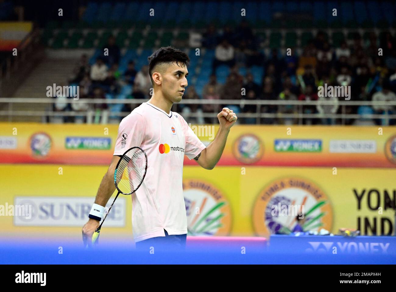 NEW DELHI, INDIA - JANUARY 19: Indian Badminton Player Lakshya Sen ...