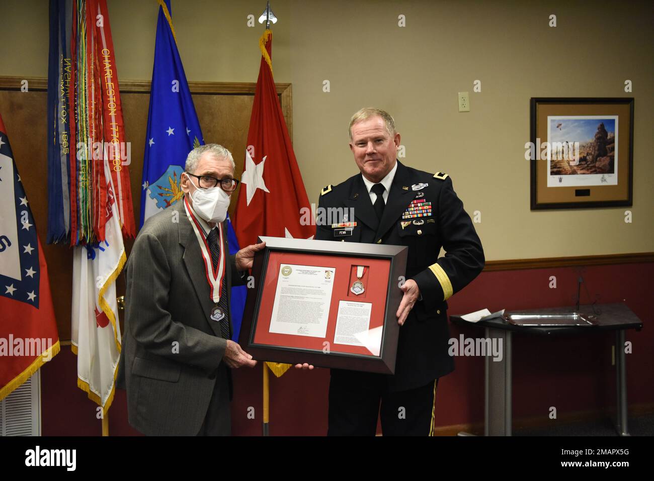North Little Rock, Ark. - Command Sergeant Major (Ret.) Stanley Hicks ...