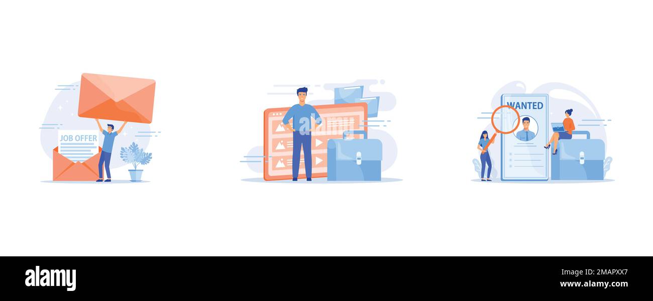 Job offer application letter response, Portfolio management., Modern ...