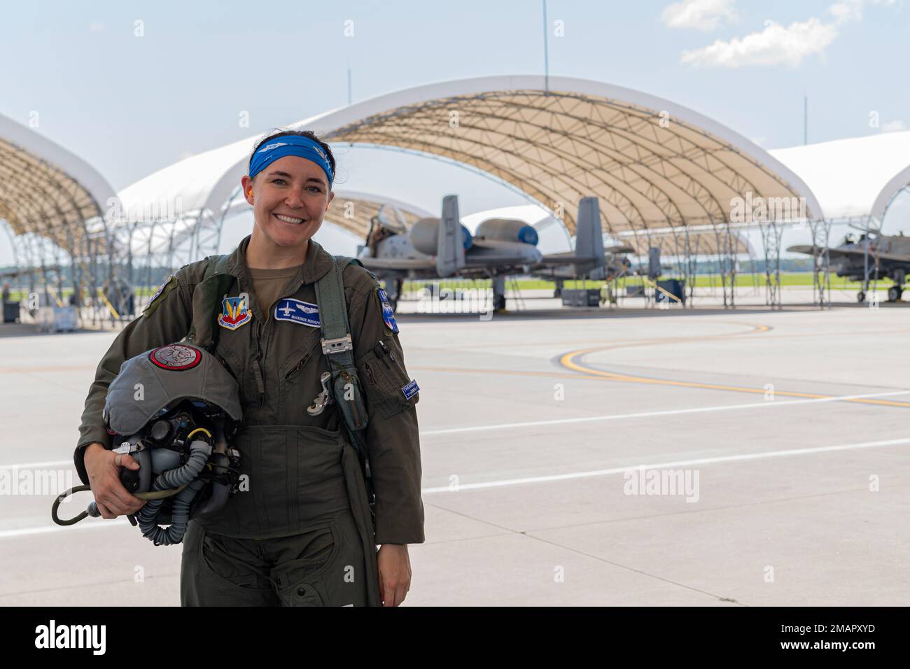 U.S. Air Force 1st Lt. Mackenzie Rudolph, 74th Fighter Squadron A-10 ...