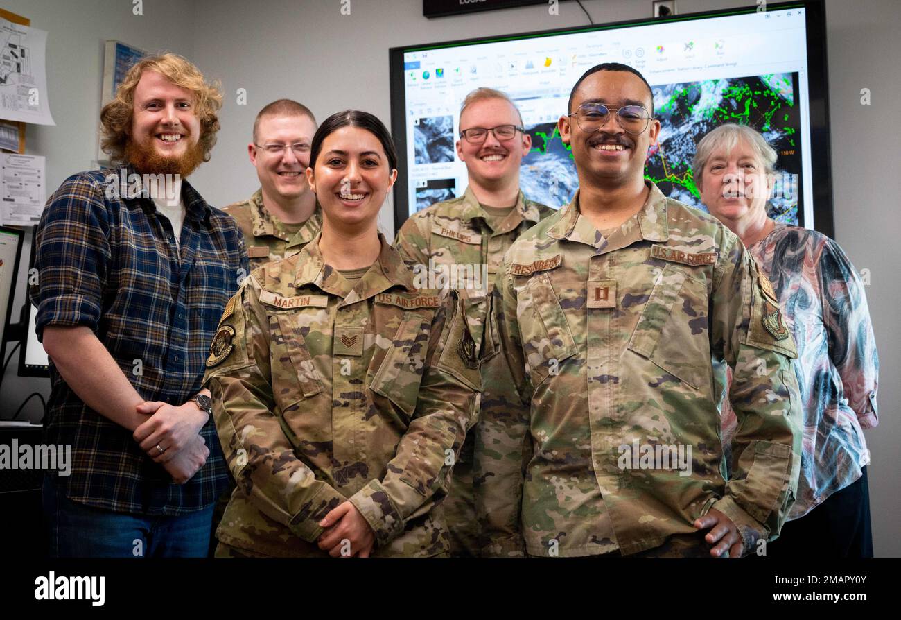 Airmen assigned to the 354th Operations Support Squadron weather ...