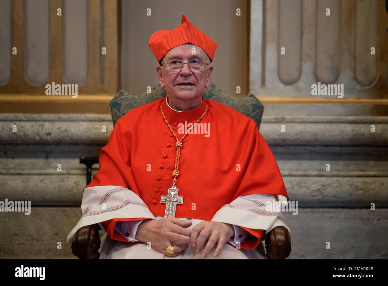 Newly created Cardinal Fernando Vergez Alzaga, titular archbishop of ...
