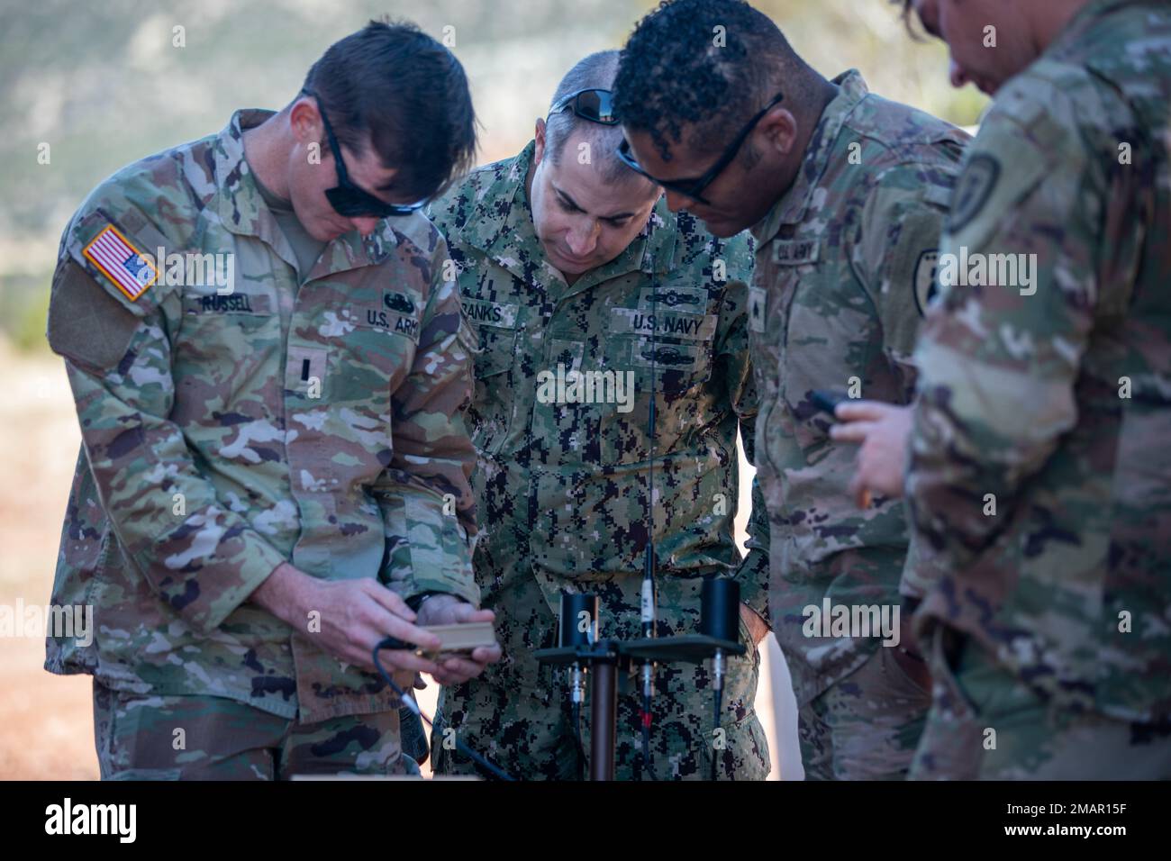 Explosive ordinance disposal technicians and Soldiers with 71st ...