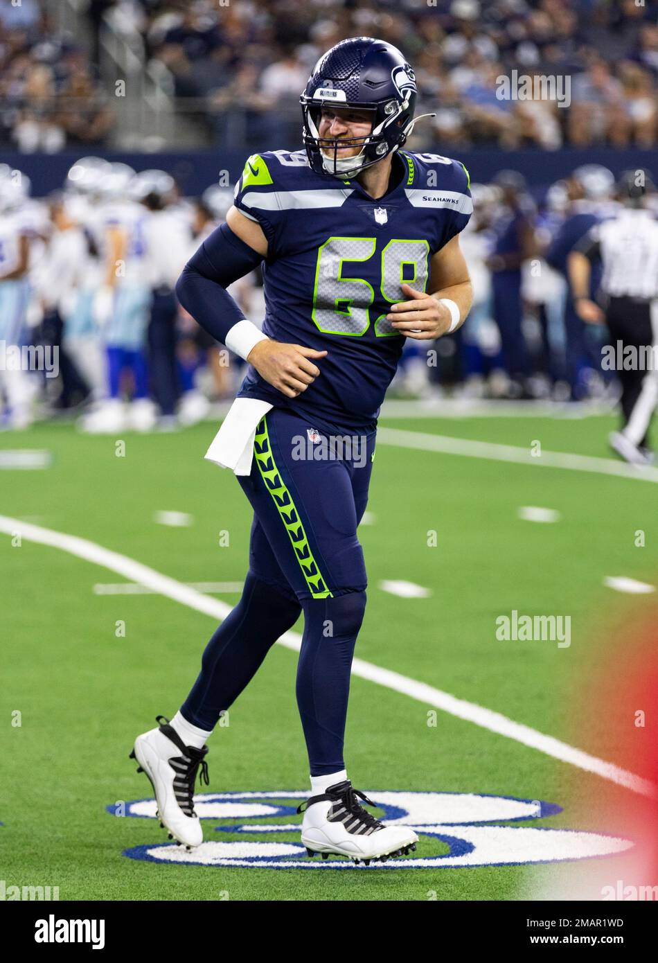 Seattle Seahawks long snapper Tyler Ott (69) is seen during an NFL ...