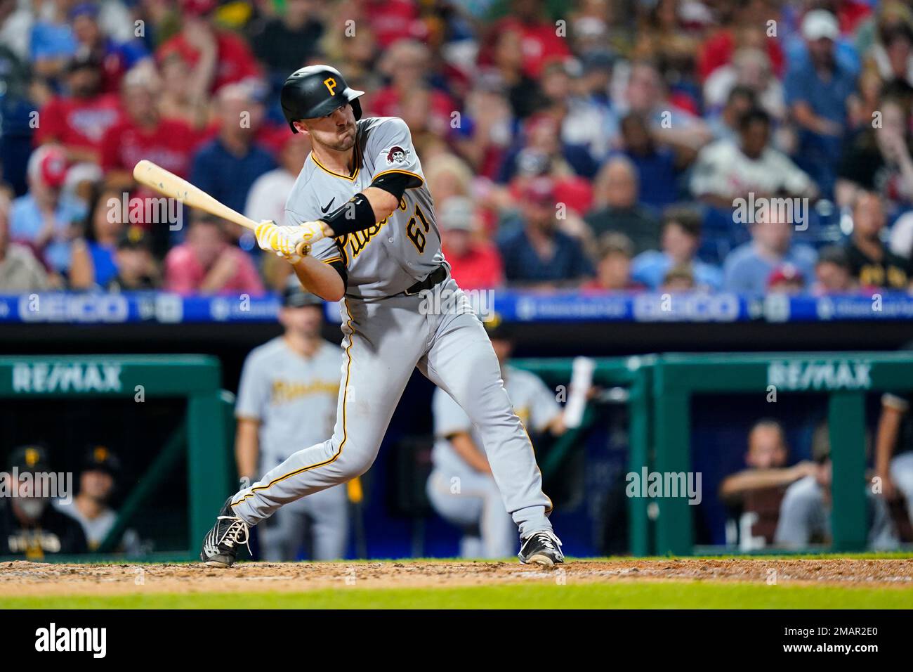 Pittsburgh Pirates' Jason Delay plays during a baseball game, Friday ...
