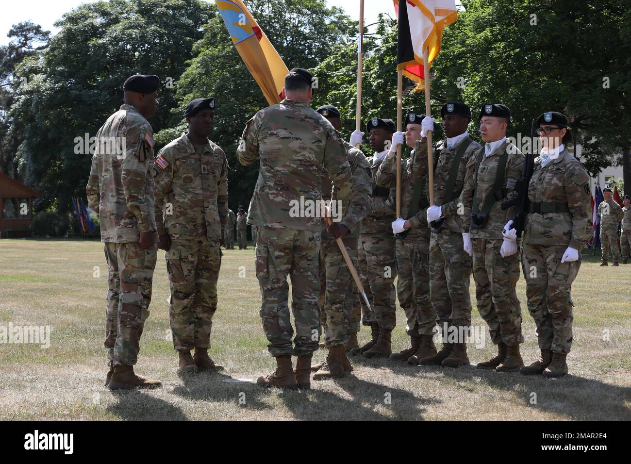 U.S. Army Command Sgt. Maj. Sean Howard, 21st Theater Sustainment ...