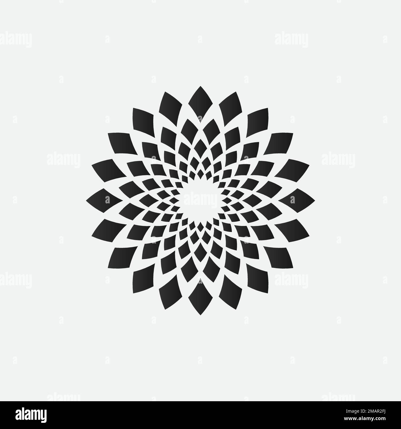 mandala logo element template, suitable for spa, yoga, meditation and ...