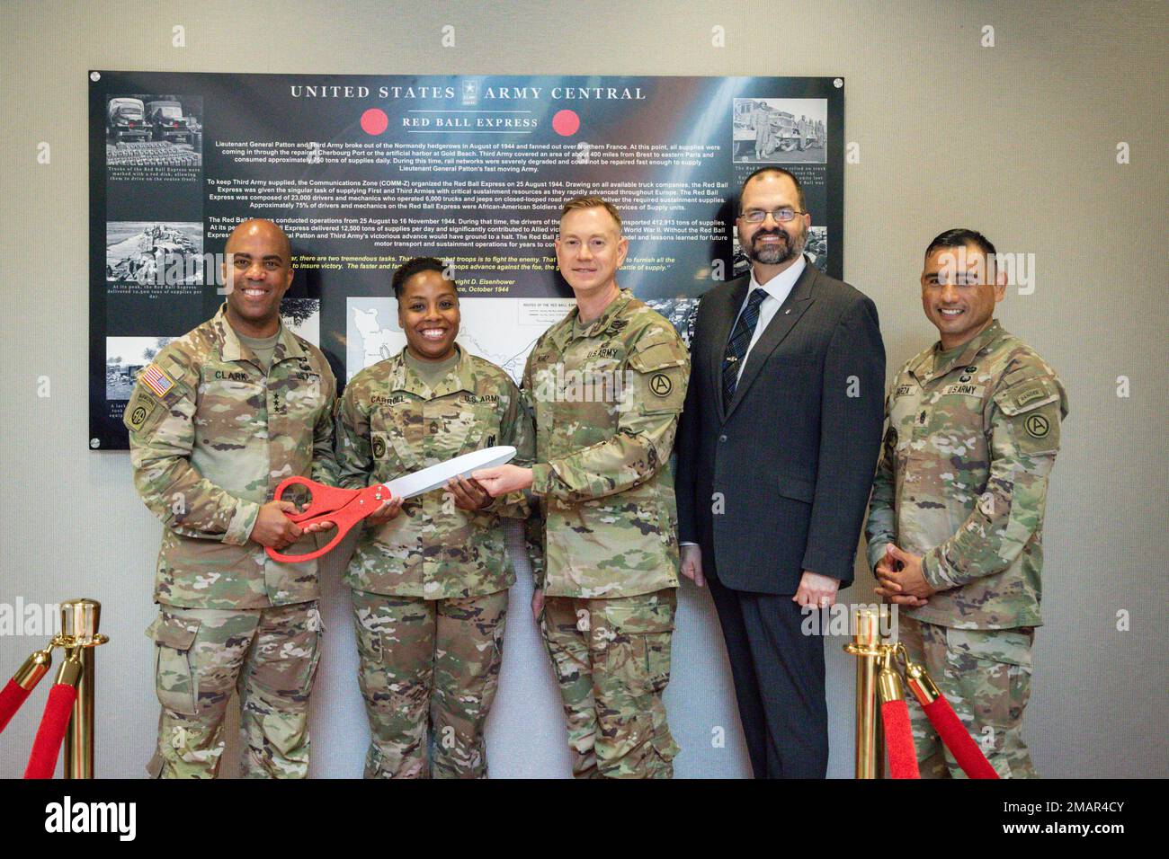 From left to right, USARCENT Commander, Lt. Gen. Ron Clark, USARCENT ...