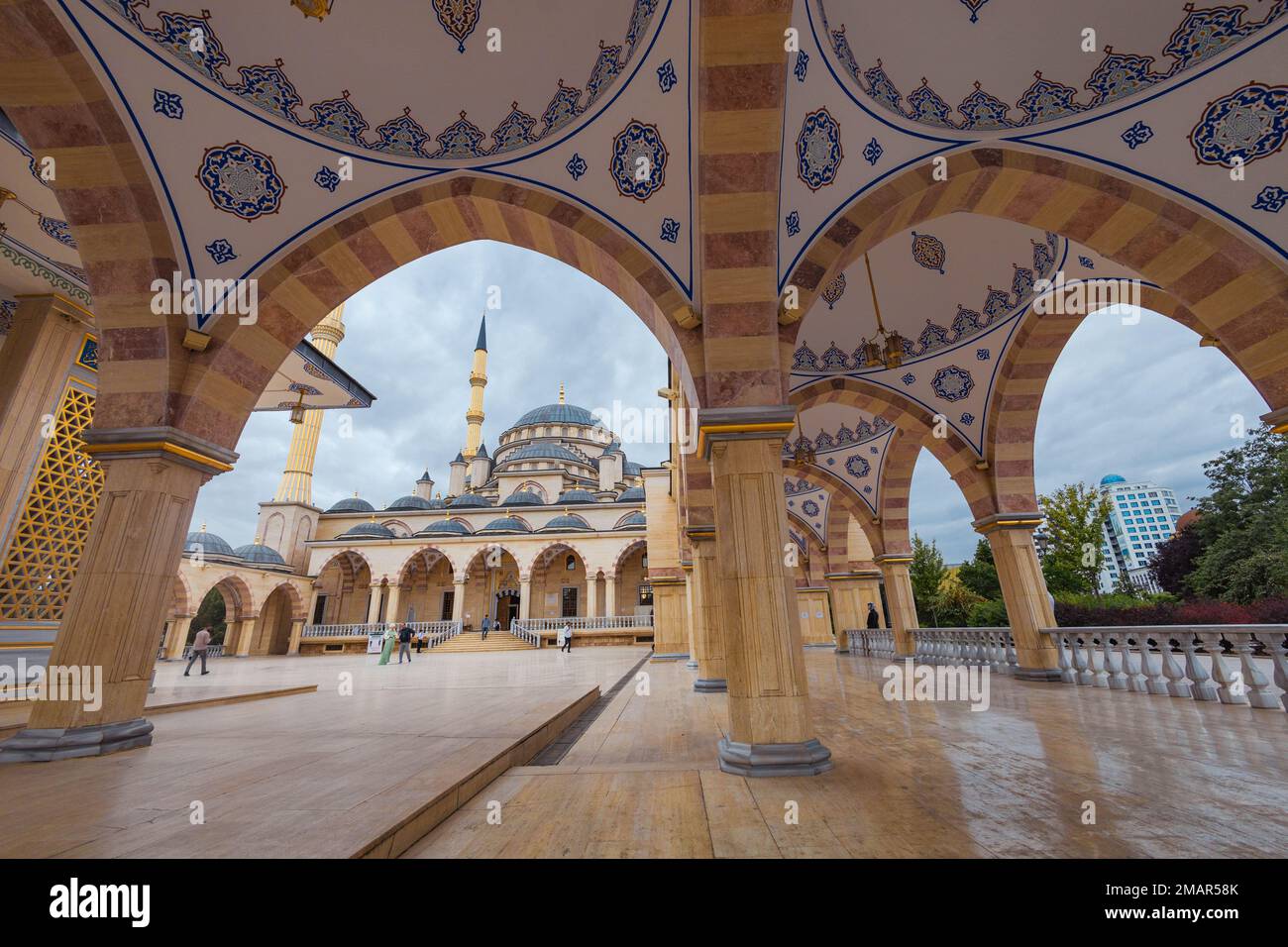 Akhmad Kadyrov Mosque officially known as The Heart of Chechnya in ...
