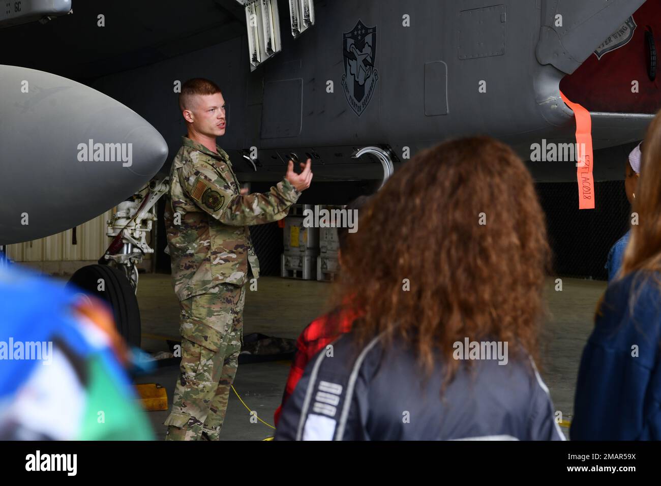 U.S. Air Force Staff Sgt. Colby Lurgio, an aircraft armament systems ...