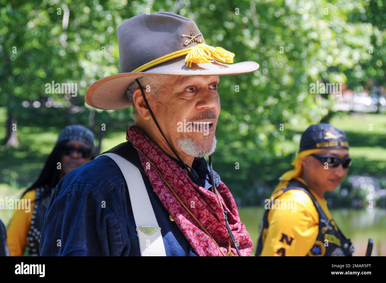 George Pettigrew discusses the life of his ancestor Pvt. Isaac Johnson ...