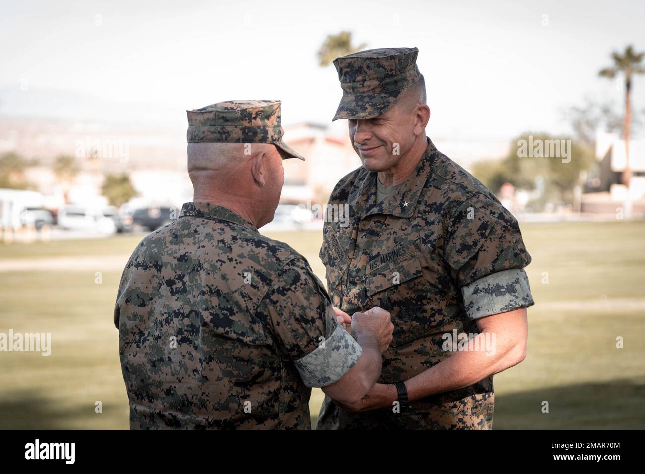 U.S. Marine Corps Maj. Gen. Austin Renforth, commanding general of ...