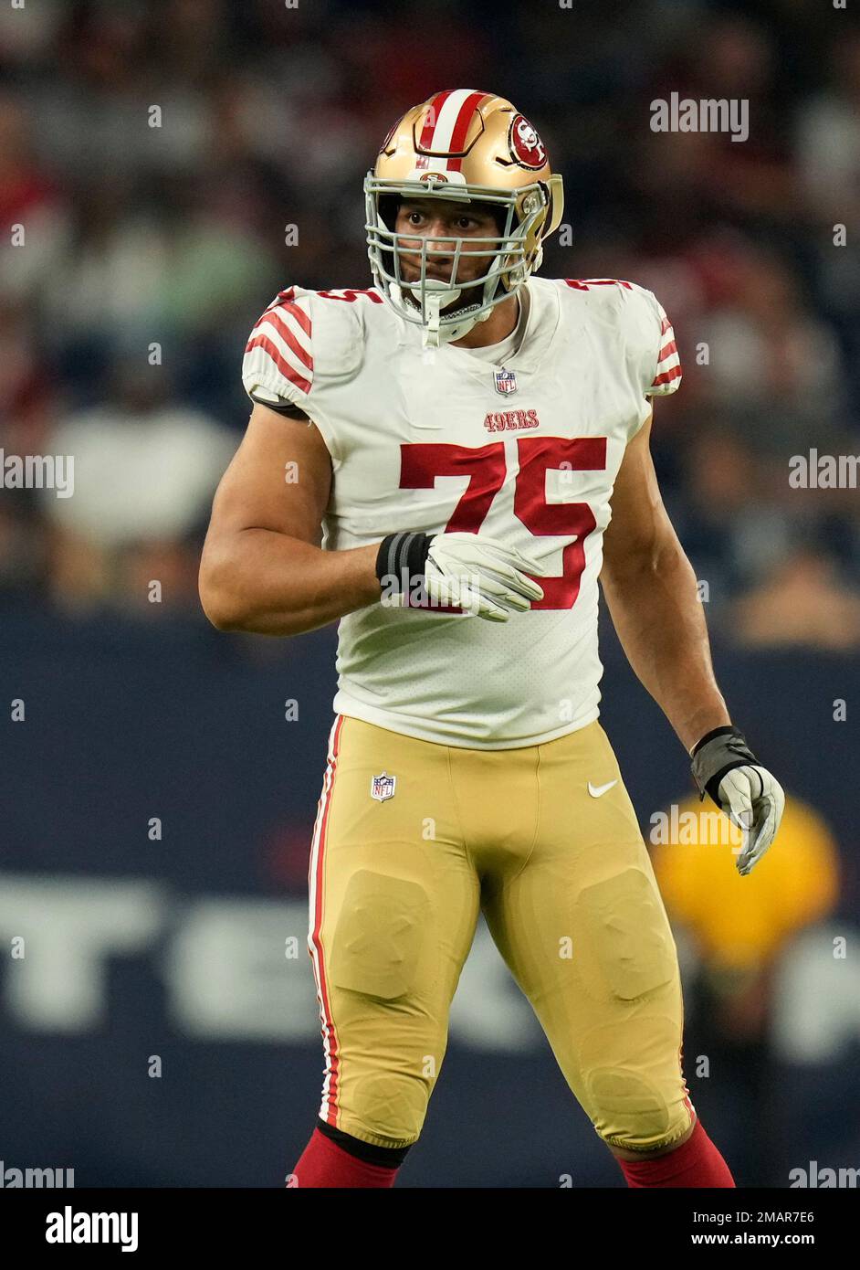 San Francisco 49ers defensive end Jordan Willis (75) during the first ...