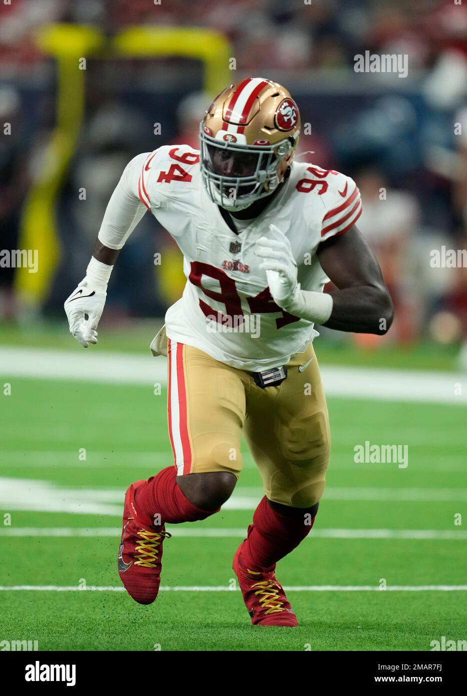 San Francisco 49ers defensive end Charles Omenihu (94) during the first ...