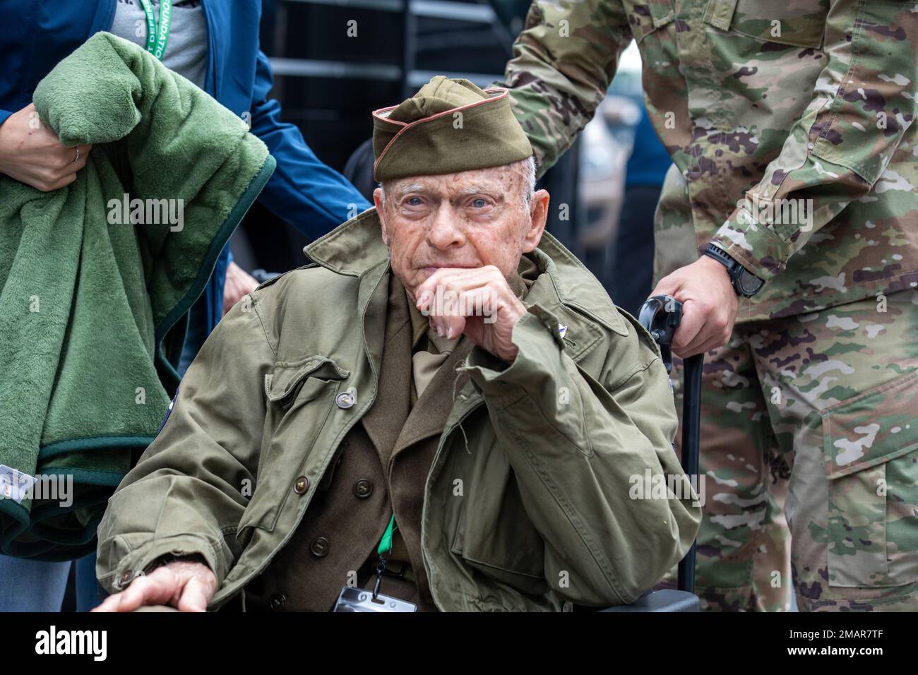 World War II veteran attended and was honored during the Carre de Choux ...