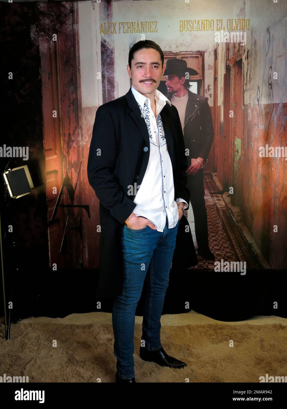 Mexican singer Alex Fernandez poses for a photo during the promotion of ...