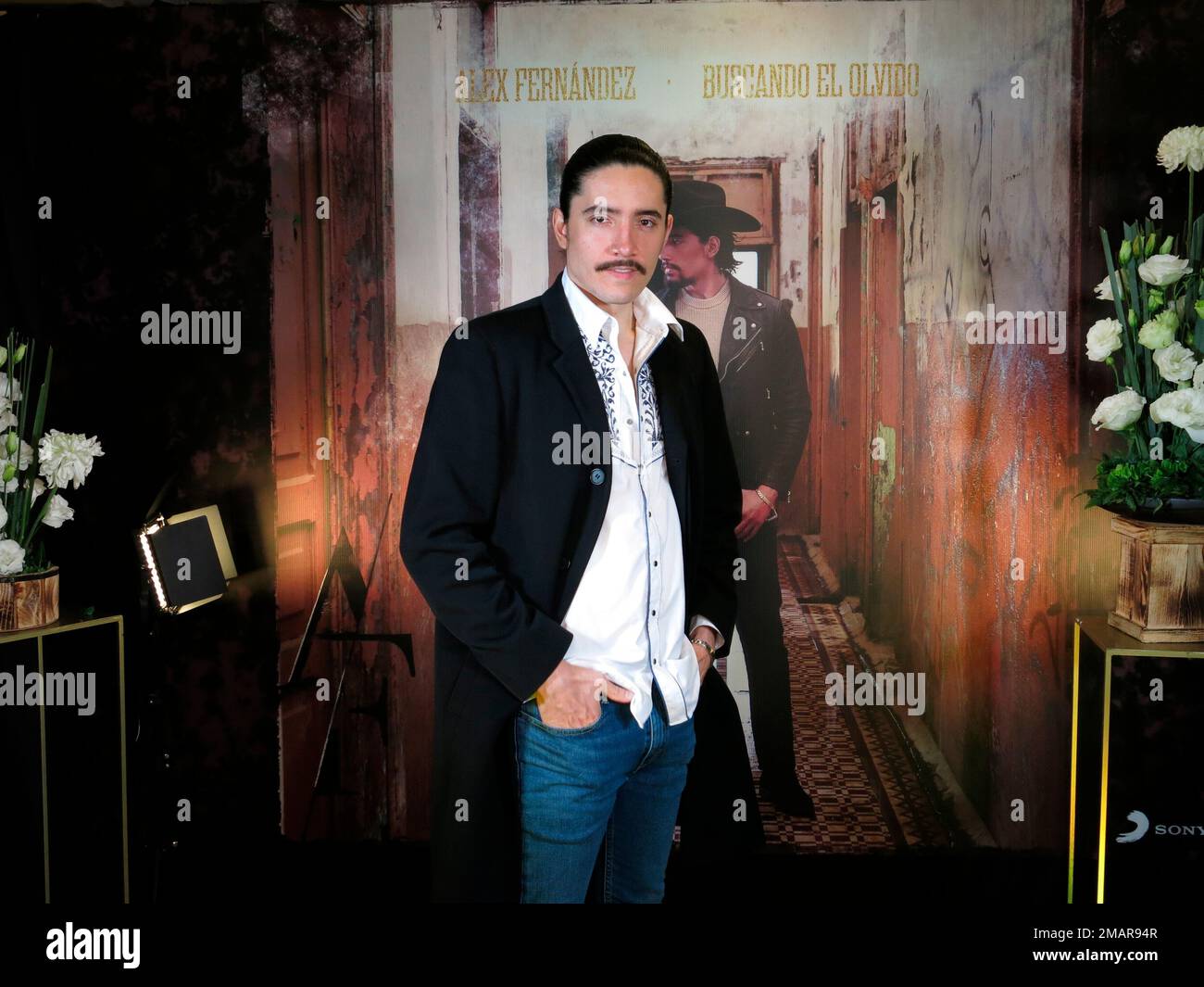 Mexican singer Alex Fernandez poses for a photo during the promotion of ...