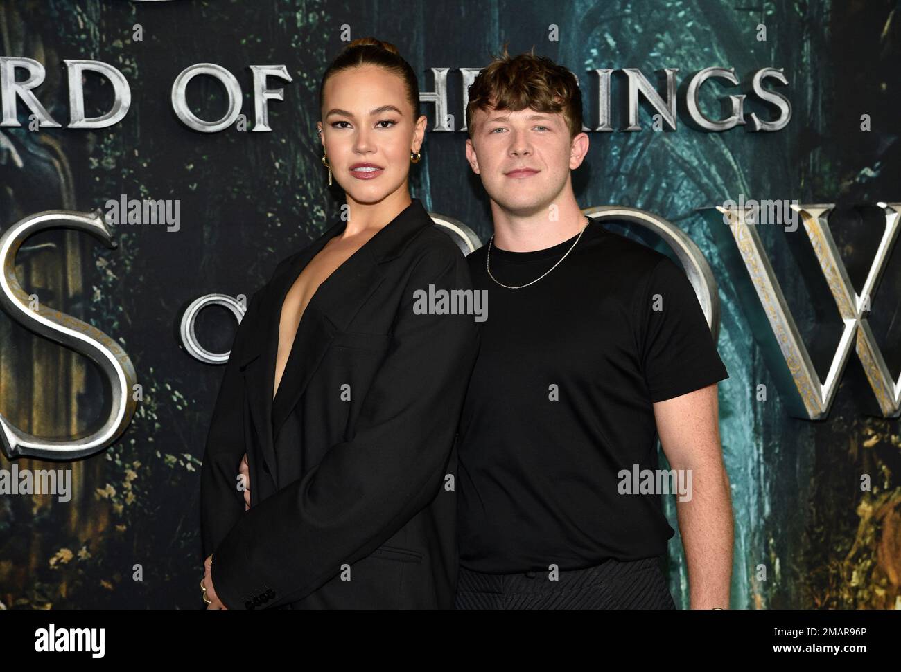 Solea Pfeiffer, left, and Kevin Csolak attend a special screening of ...